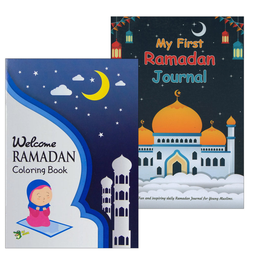 Ramadan Coloring & Activity Book Set (2-Book Bundle)