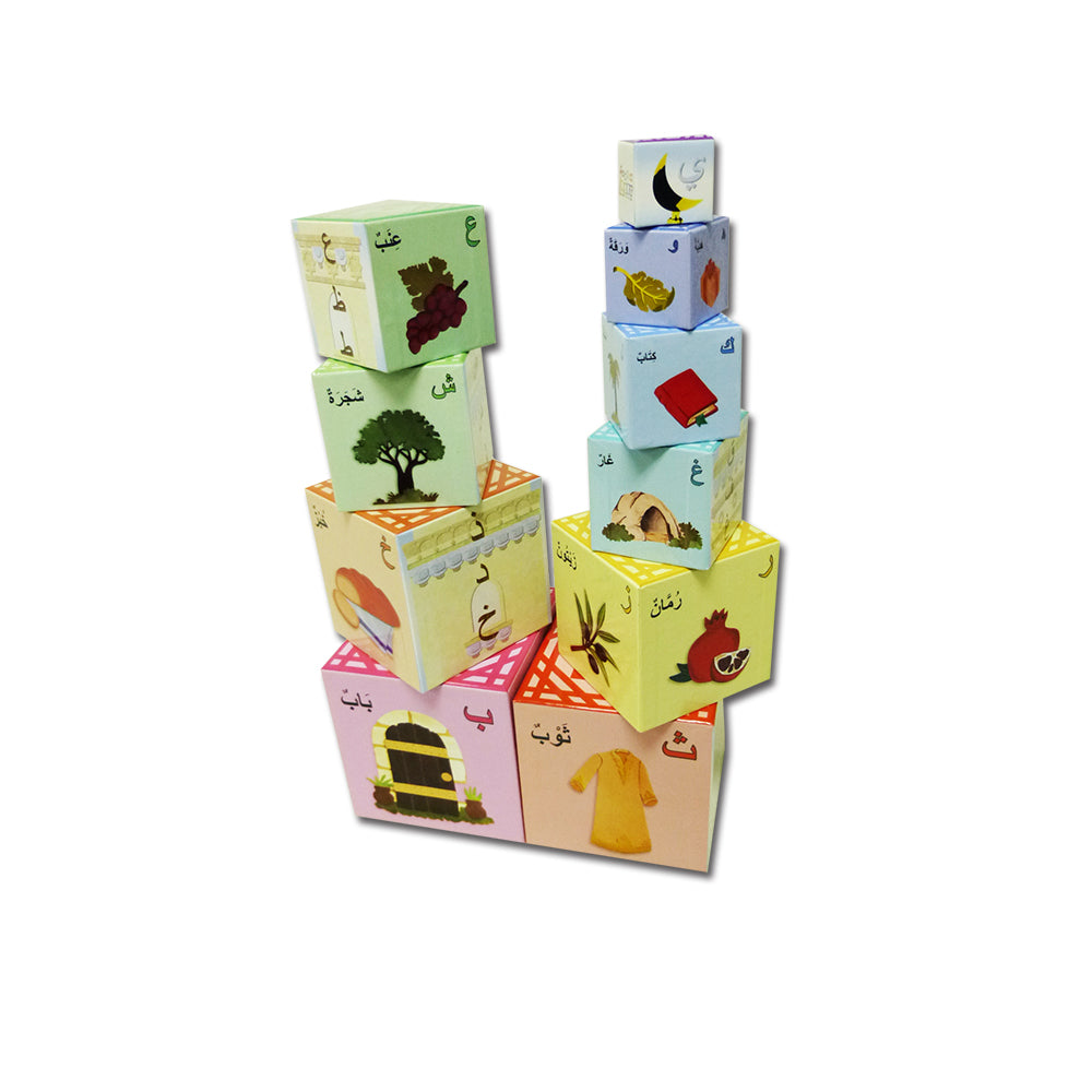 Alphabet Tower Boxes: Paper Puzzles: Noorart