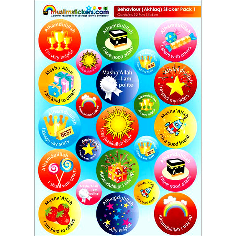 Behaviour Sticker Pack (92 Stickers): Noorart